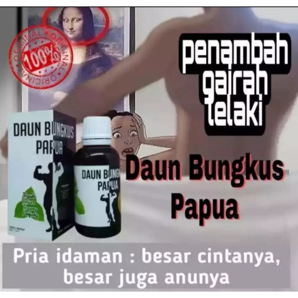 Jual daun bungkus papua asli original obat pembesar alat Fital pira ...