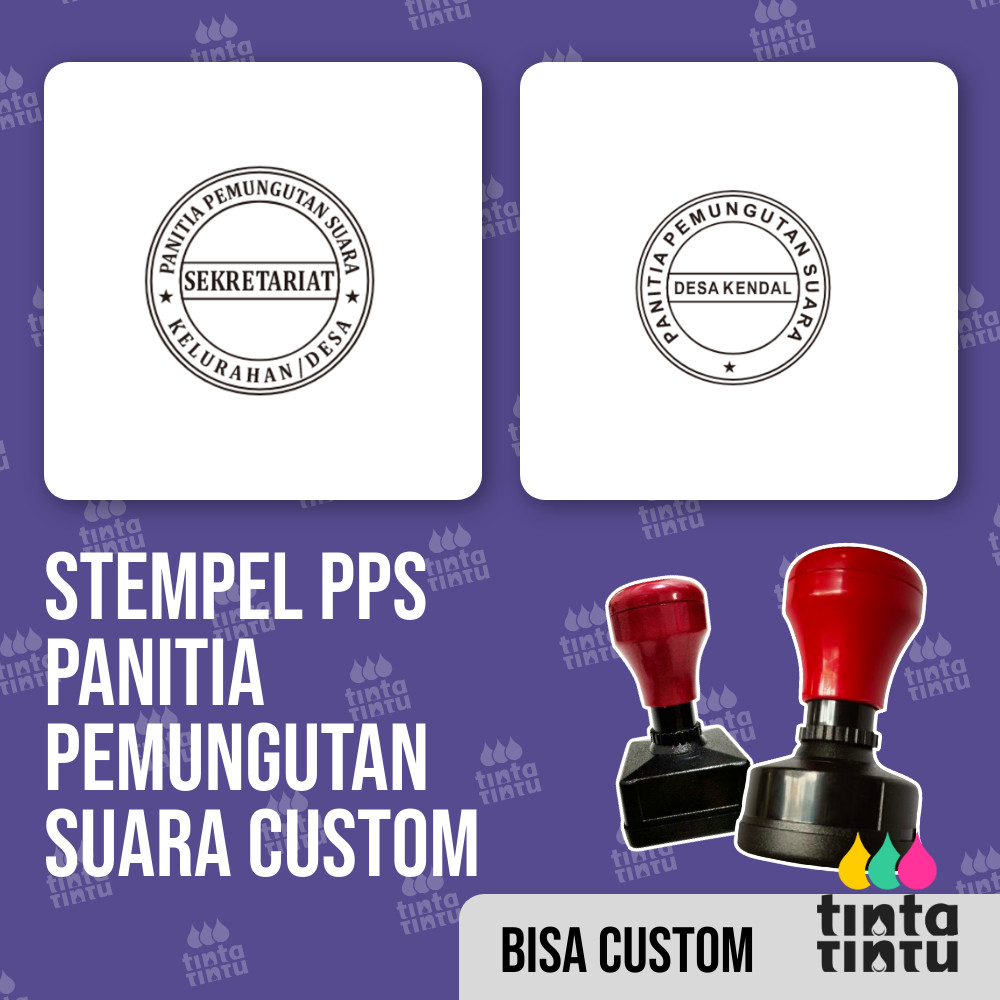 Jual Stempel PPS Panitia Pemungutan Suara Custom | Shopee Indonesia