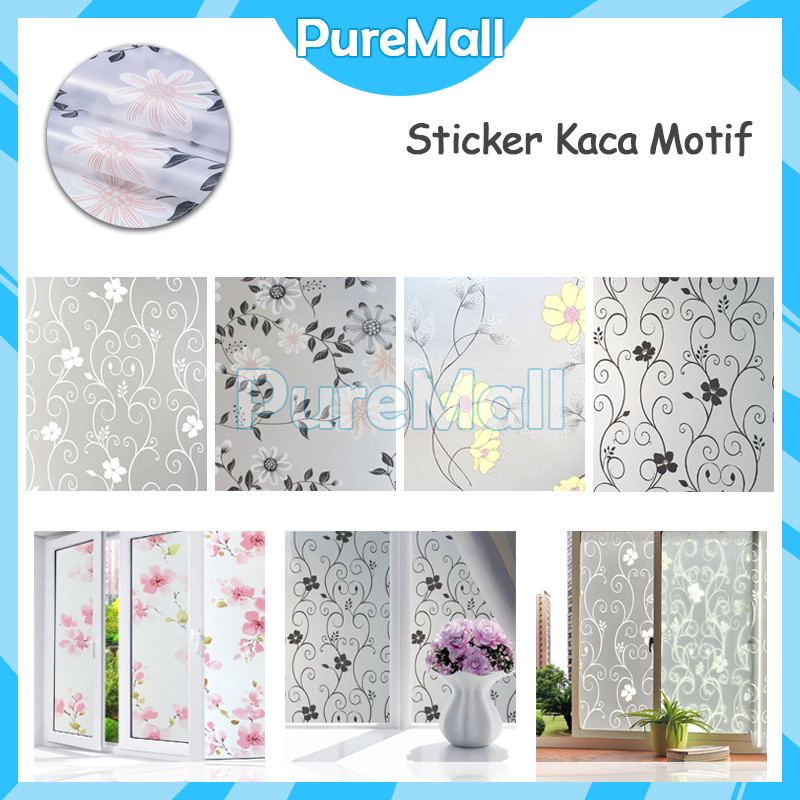 Jual Stiker Kaca Film Wallpaper Jendela Rumah / Sticker Kaca Motif / Stiker Kaca Jendela Rumah ...