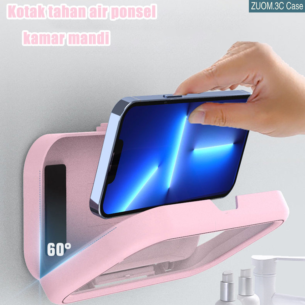 Jual Bathroom Waterproof case hp holder Kotak Penyimpanan Handphone ...