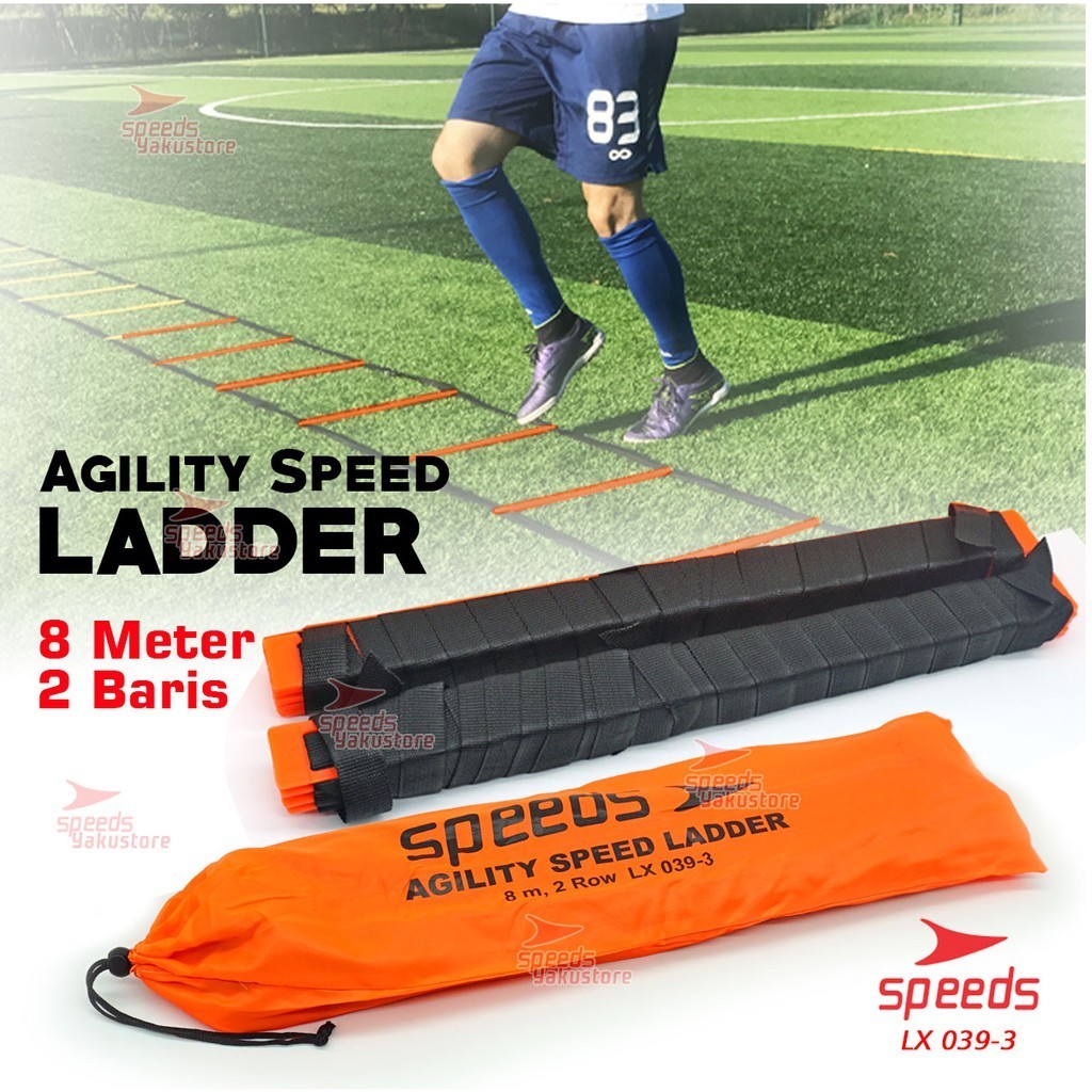Jual FT65YU87 SPEEDS Agility Speed Ladder Drills training Tangga ...
