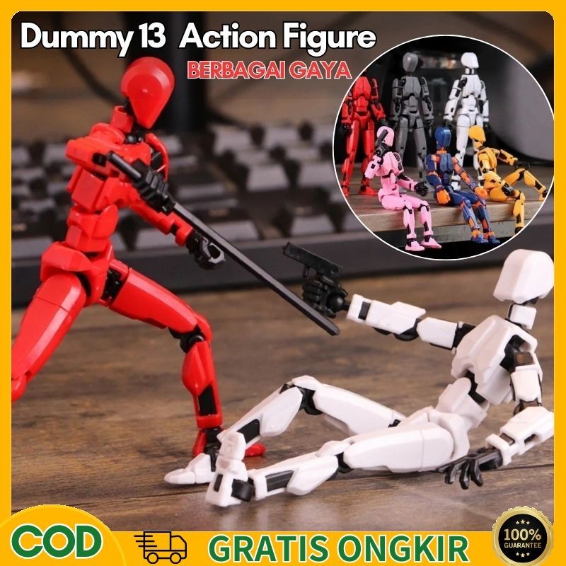 Jual Titan Dummy 13 Articulated Action Figure Lucky 13 Multi-sendi ...