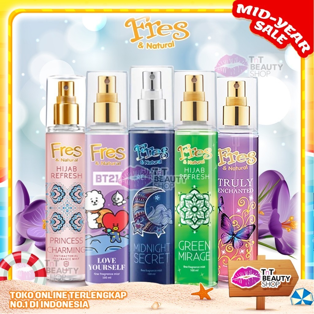 Jual Fres & Natural Spray Cologne Parfum Fresh 100 ml Series | TnT ...