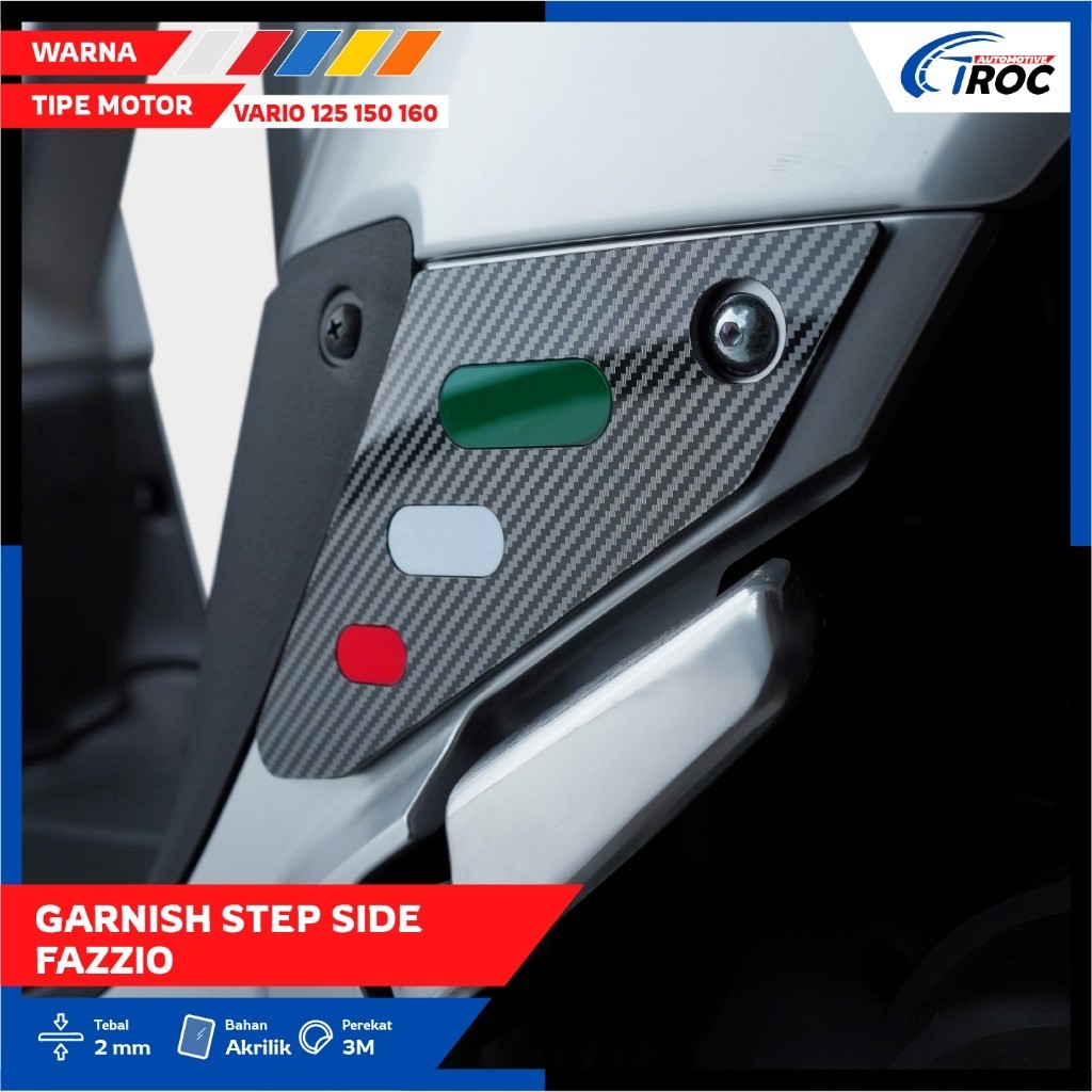 Jual COVER GARNISH STEP SIDE FAZZIO 125 PELINDUNG SISI PIJAKAN KAKI 1 ...