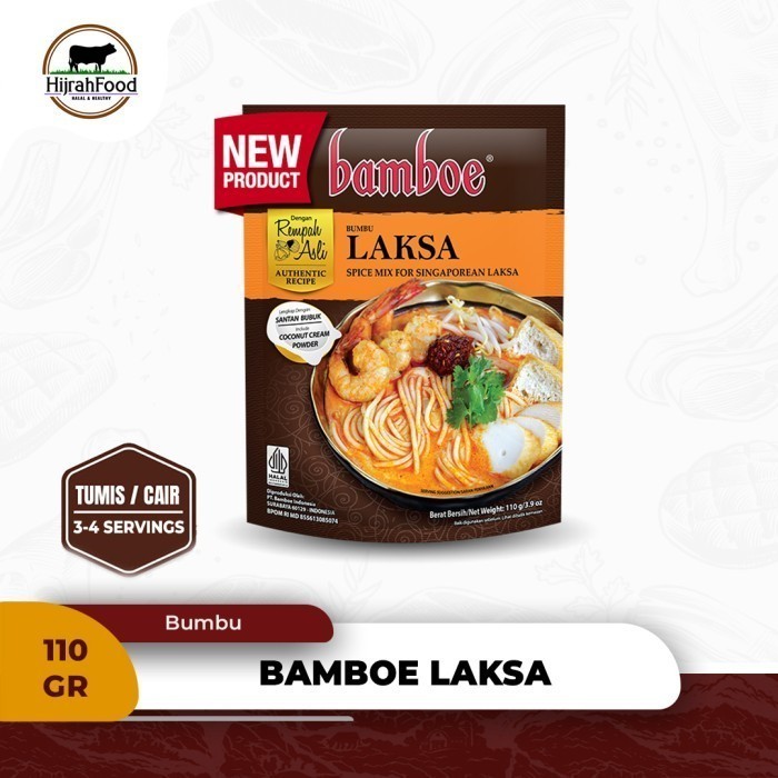 Jual Bamboe Premium Taste Bumbu Laksa Spice Mix for Singaporean Laksa ...