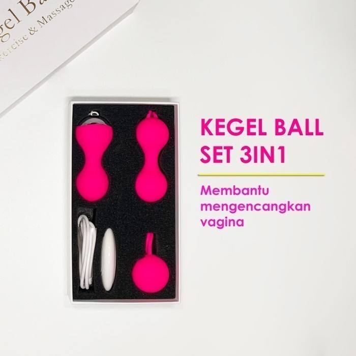 Jual New Varian paling laku MINA KEGEL BALL REMOTE SET 3IN1 vibra ...