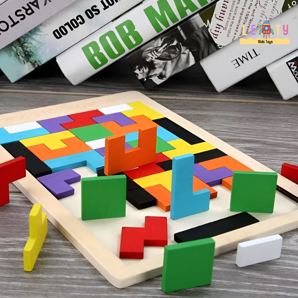 Jual Mainan Puzzle Kayu Anak Edukasi Balok Susun Wooden Puzzle Kid Toys ...