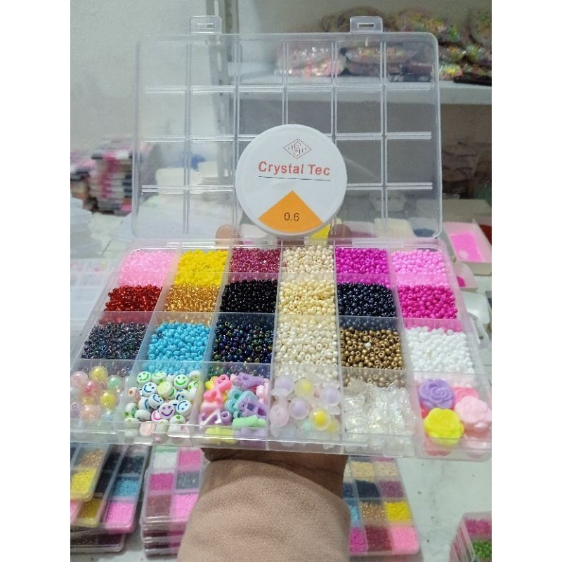 Jual MANIK MANIK PASIR 1 BOX MATE PAYET PASIR SATU BOX 24 SEKAT UKURAN ...