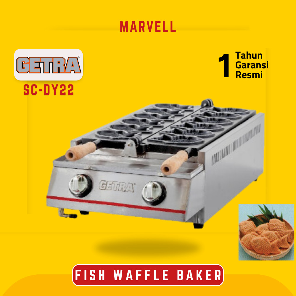 Jual GETRA SC DY22 SC-DY22 MESIN CETAK WAFFLE IKAN TAIYAKI FISH CAKE ...
