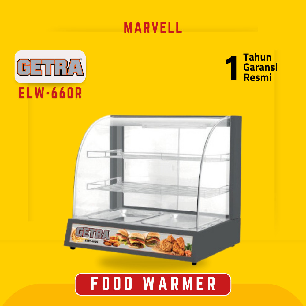 Jual SHOWCASE WARMER GETRA ELW 660R ETALASE PENGHANGAT MAKANAN GARANSI ...