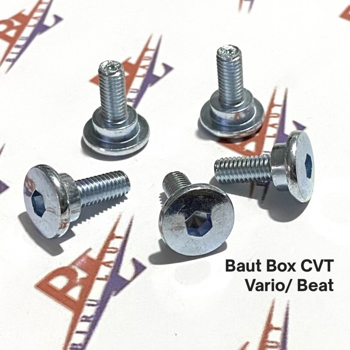 Jual Murah Lengkap COD (Paket isi 5 biji) Baut Box CVT Honda Vario Beat ...