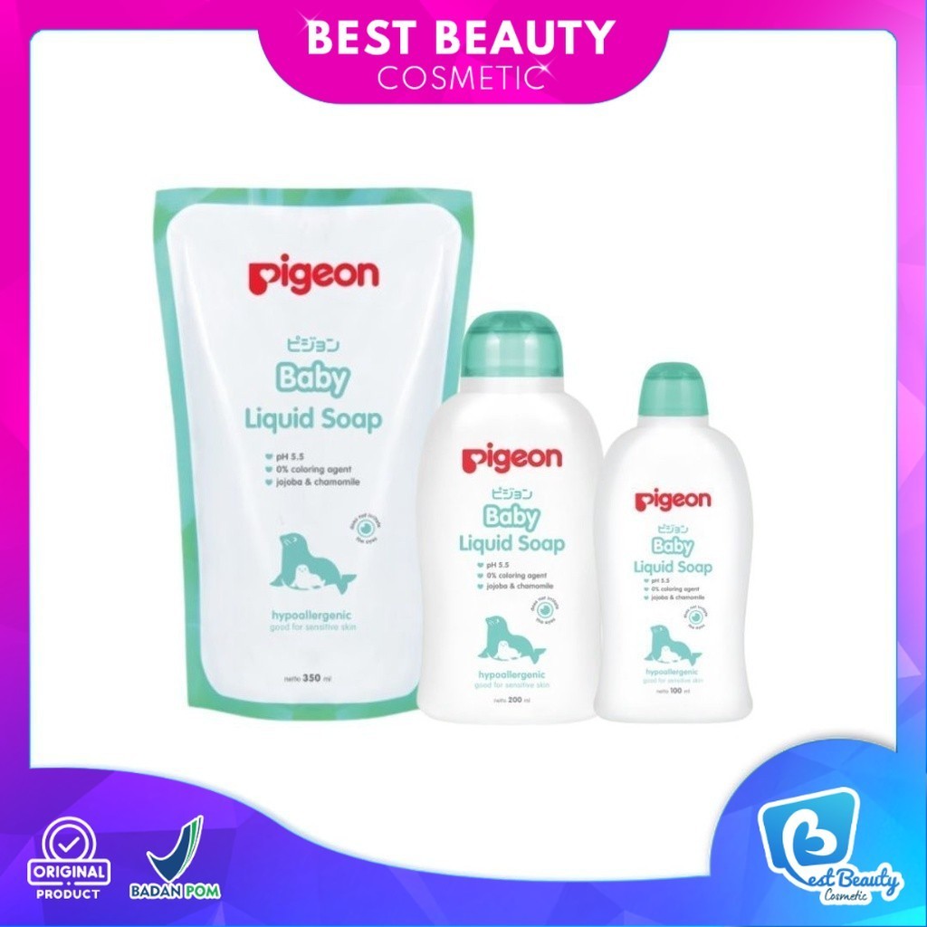 Jual ★ BB ★ PIGEON Baby Liquid Soap 100ml - 200ml - 350ml | Sabun Cair ...