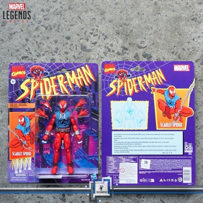 Jual Marvel Legends Retro Scarlet Spider Man Spiderman | Shopee Indonesia