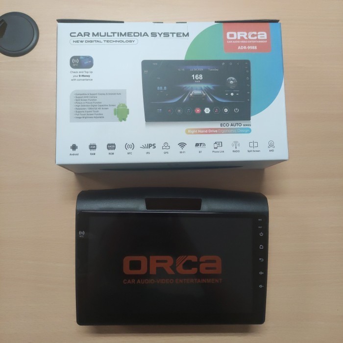 Jual HEAD UNIT ANDROID ORCA ECO AUTO OEM HONDA CR-V 9 INCH 2012 NFC 2 ...