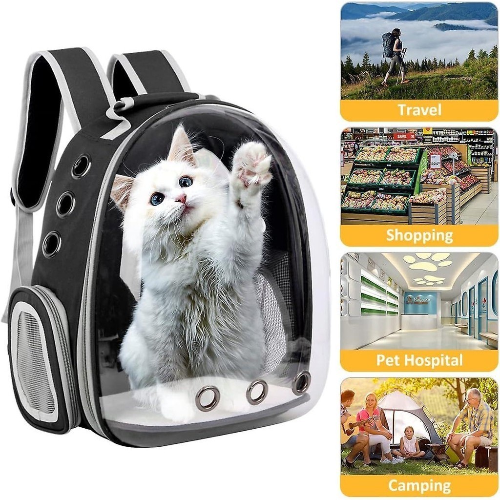 Jual Tas Kucing Astronot Ransel Carrier Gendong Hewan Travel Pet Cargo ...
