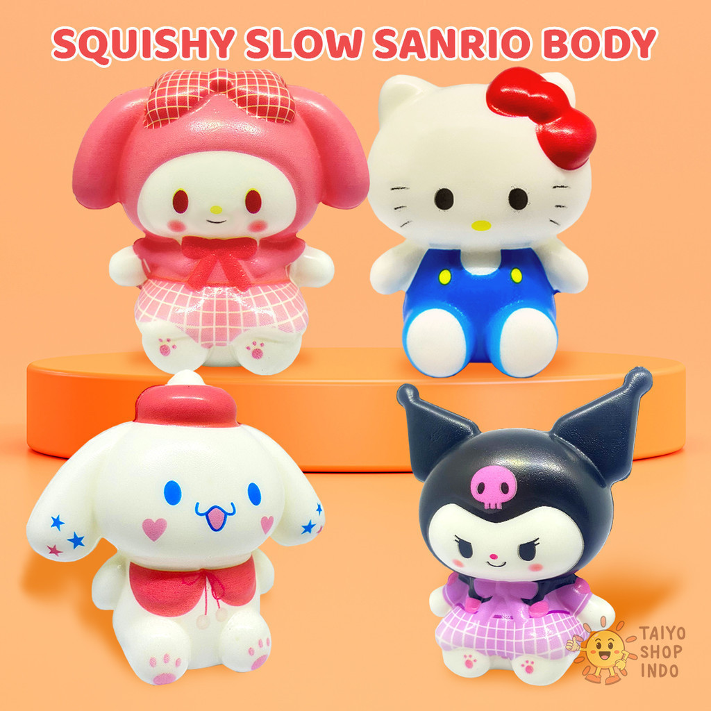Jual TAIYO Mainan Anak Squishy Slow Sanrio Body Karakter Squisi Pencet ...