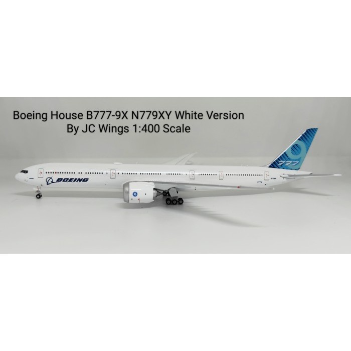 Jual DIECAST PESAWAT TERBANG Boeing House B777-9X N779XY White Livery ...