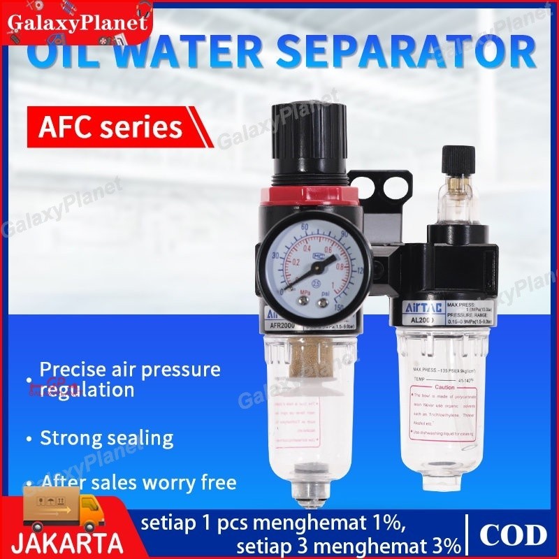 Jual Air Filter Regulator / Saringan Kompresor Double Air Filter ...