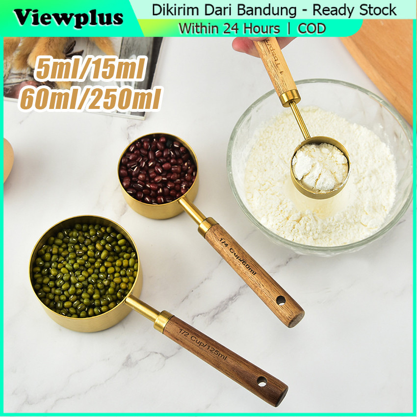 Jual Sendok Takar Stainless Steel Tahan Panas Stainless Sendok Takaran ...