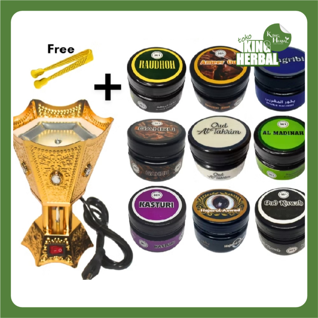 Jual [DISKON] Paketan Buhur 361 Original Bukhur Aromatherapy Dupa ...