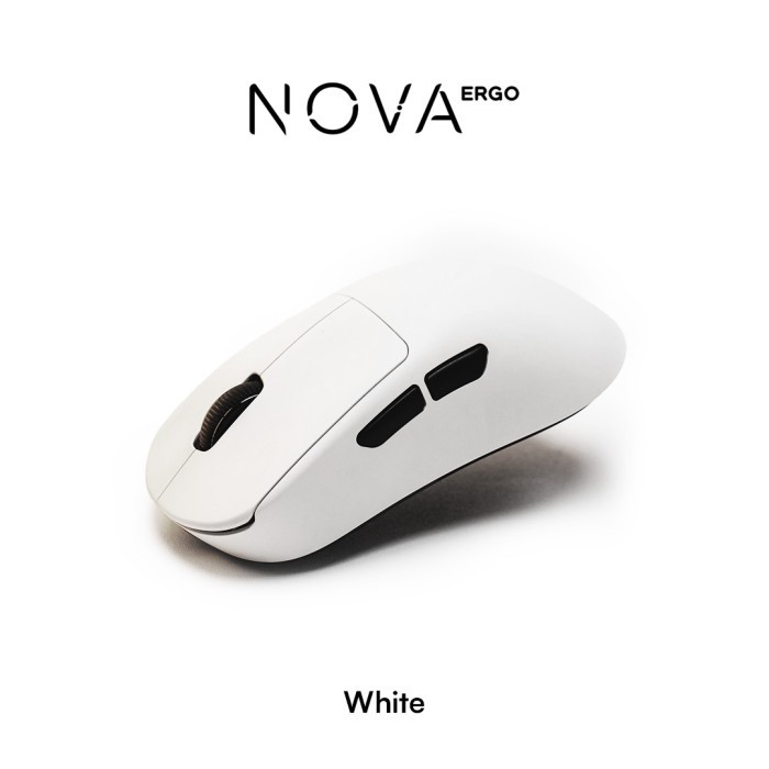 Jual NOVA Ergo Ergonomic Wireless Gaming Mouse by Press Play - WHITE ...