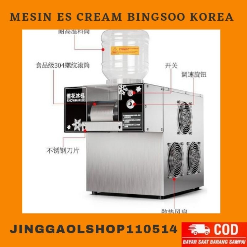 Jual Mesin es krim bingsoo korea arumanis mesin es cream bingsu snow ...