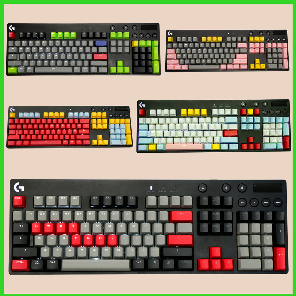 Jual 1 Full Set PBT Backlit Keycaps For Logitech Keyboard G610 G PRO X ...