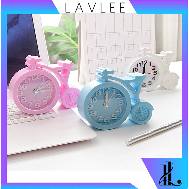 Jual Lavlee J5476 Jam Meja Model Sepeda / Jam Alarm / Jam Beker / Jam ...