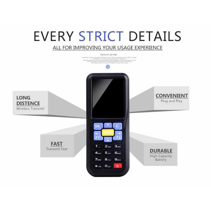 Jual NETUM Barcode Scanner Wireless 2D Data Collector POS System - C8 ...