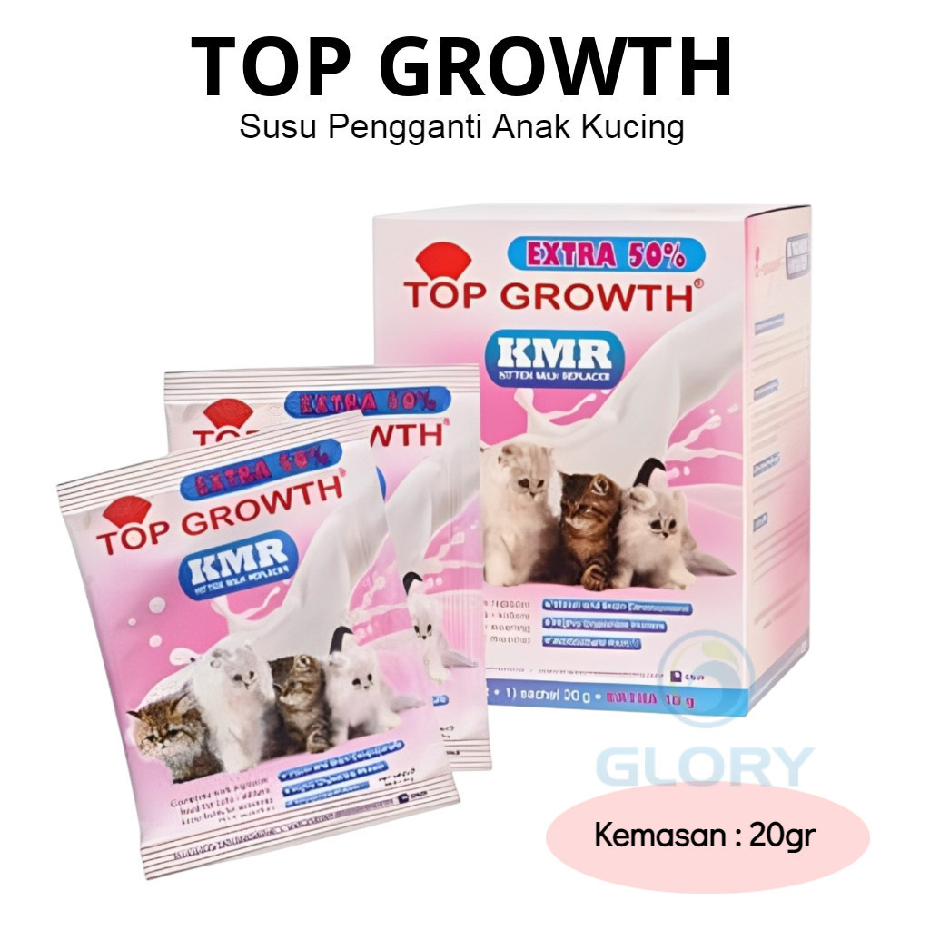 Jual Susu Anak / Bayi Kucing Top Growth Kiten Milk 20 Gram Atau Growsy ...
