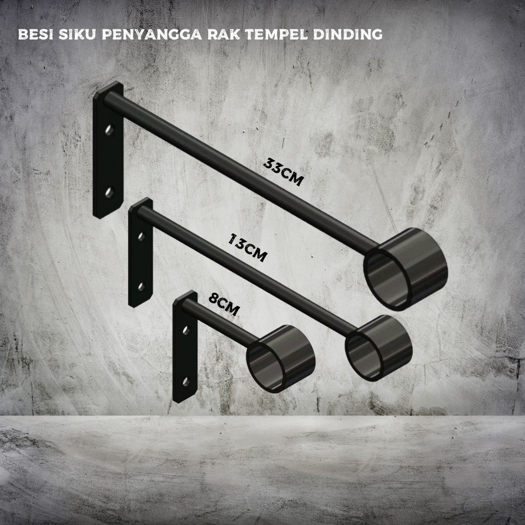 Jual besi siku penyangga rak tempel dinding | rak penyangga multifungsi ...