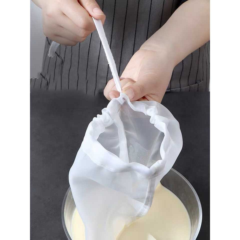 Jual Kain Saringan Susu Kedelai Nilon Serut Reusable Mesh 100 - ZR100 ...