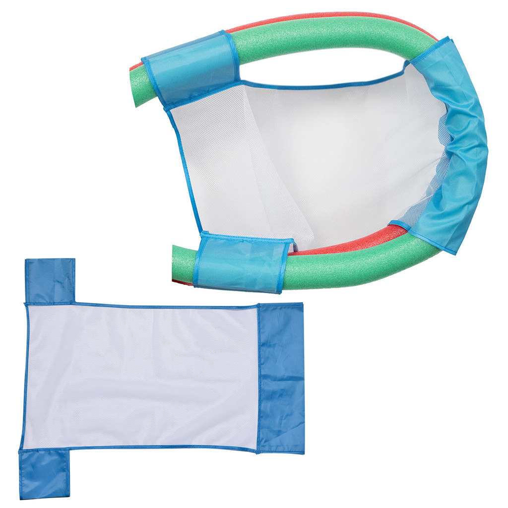 Jual Double Layer Floating Noodle Chair Sling Mesh Water Float Ring ...