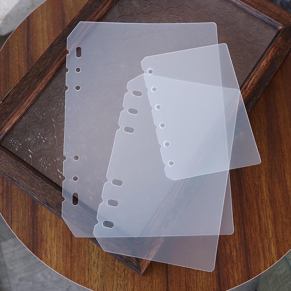 Jual Paper Board Page A5 A6 A7 B5 A4 Transparent Notebook Divider ...