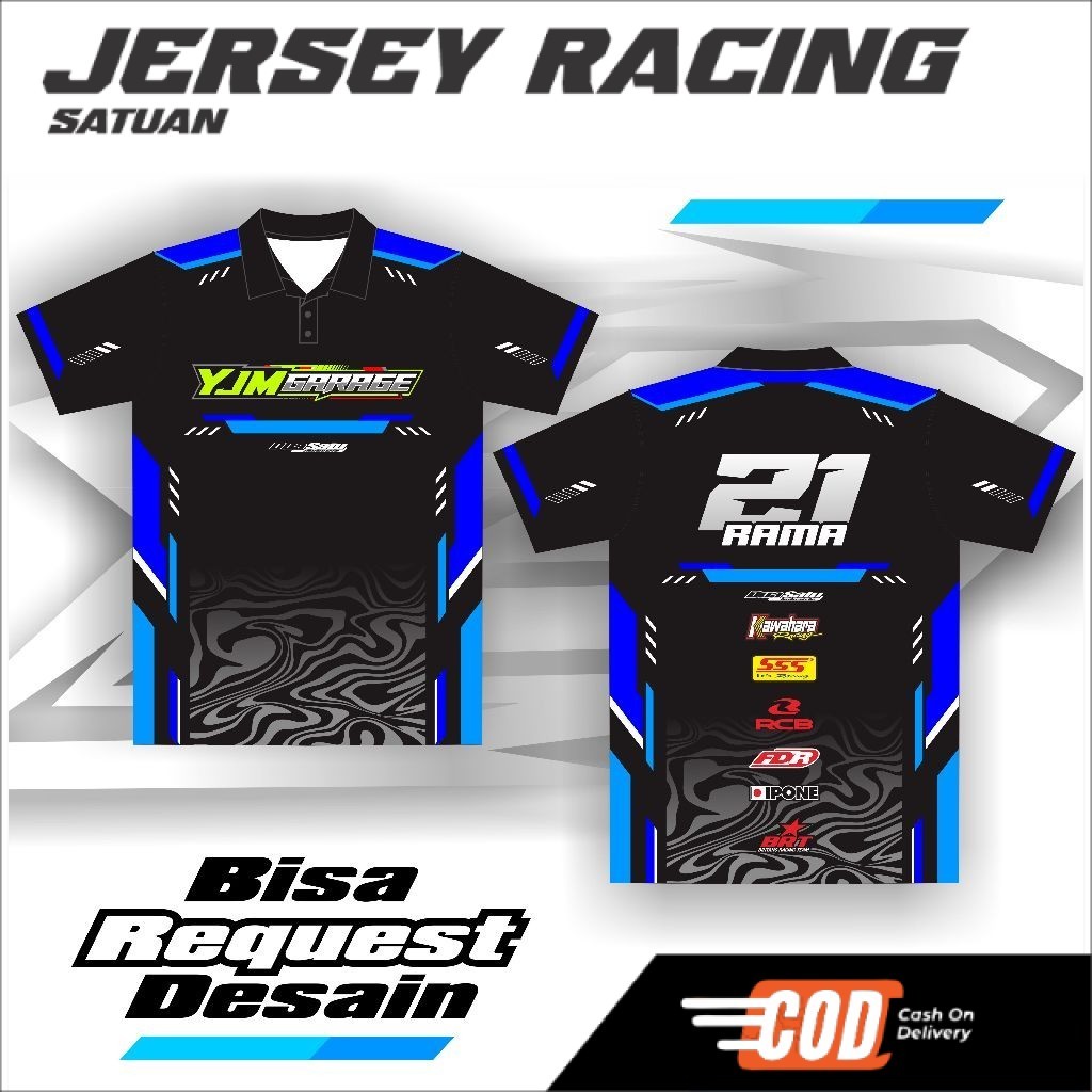 Jual JERSEY RACING kaos baju jersey racing custom full printing jersey ...
