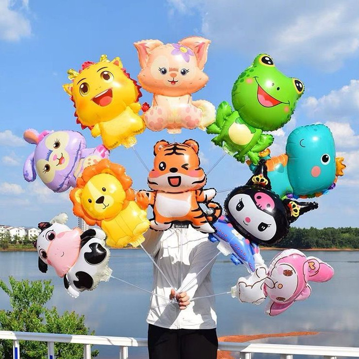 Jual Balon Foil Kartun Ballon Foil Karakter Cartoon Cute Balon Huruf ...