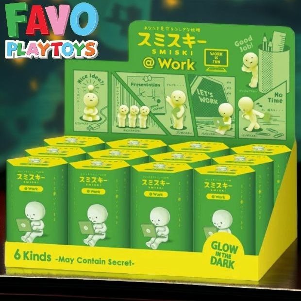 Jual SMISKI Mystery Box Collectible Items Work Series - FULL SET 12 PCS ...