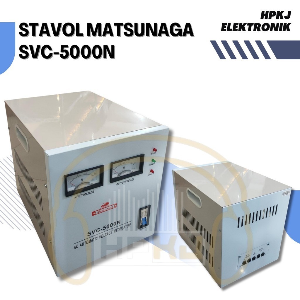 Jual Stavolt Matsunaga SVC-5000VA - Stabilizer Listrik Matsunaga 5000 watt | Shopee Indonesia