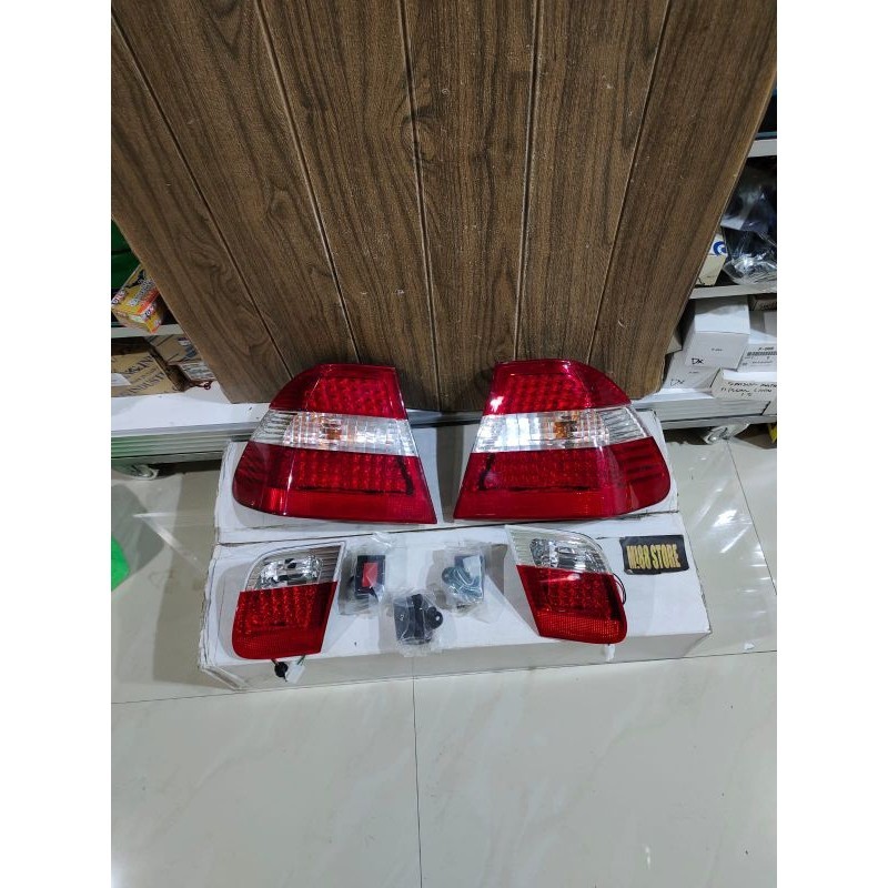 Jual Lampu Stop Rem Stop Lamp LED Set Reflektor BMW E46 Pre Facelift 98 ...