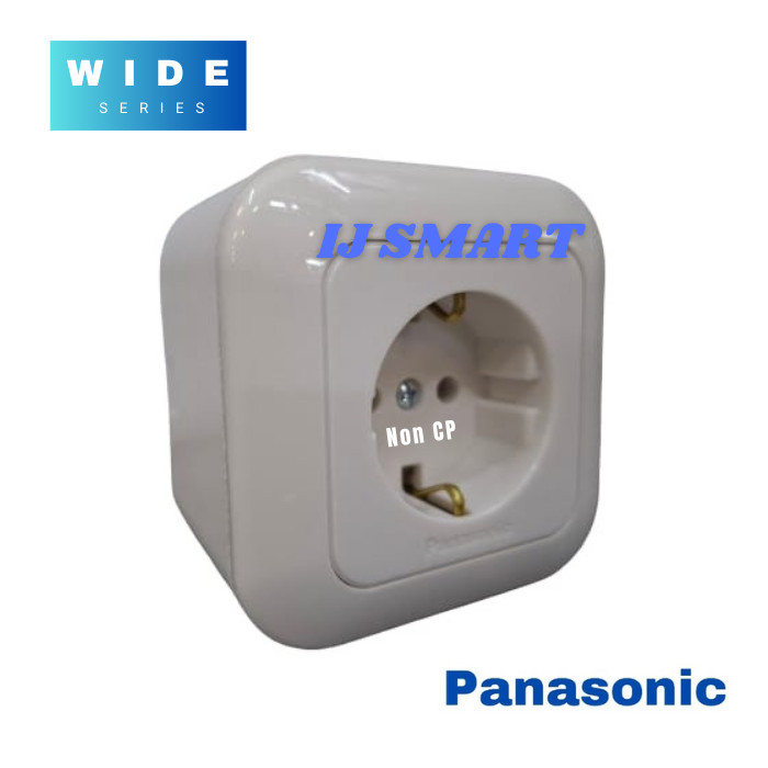Jual Stop Kontak Non CP Outbow Set Panasonic Wide Series - White ...