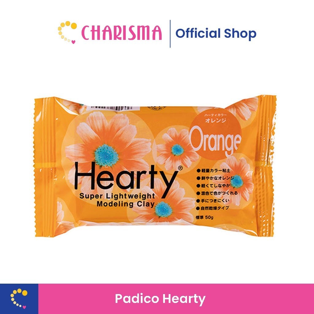 Jual Charisma Padico Hearty Modeling Clay 50 Gram Air Dry Clay Padico ...