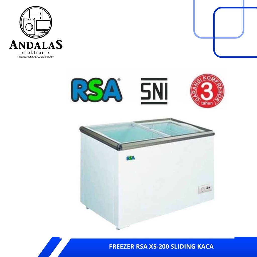 Jual RSA XS 200 CHEST FREEZER BOX SLIDING 200 L LEMARI PEMBEKU BY GEA ...