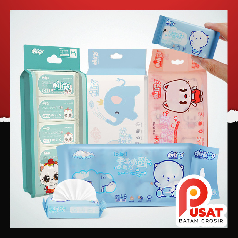 Jual Pusat Batam Grosir - 1184 Mini Travelling Wet Tissue / Tisu Basah ...
