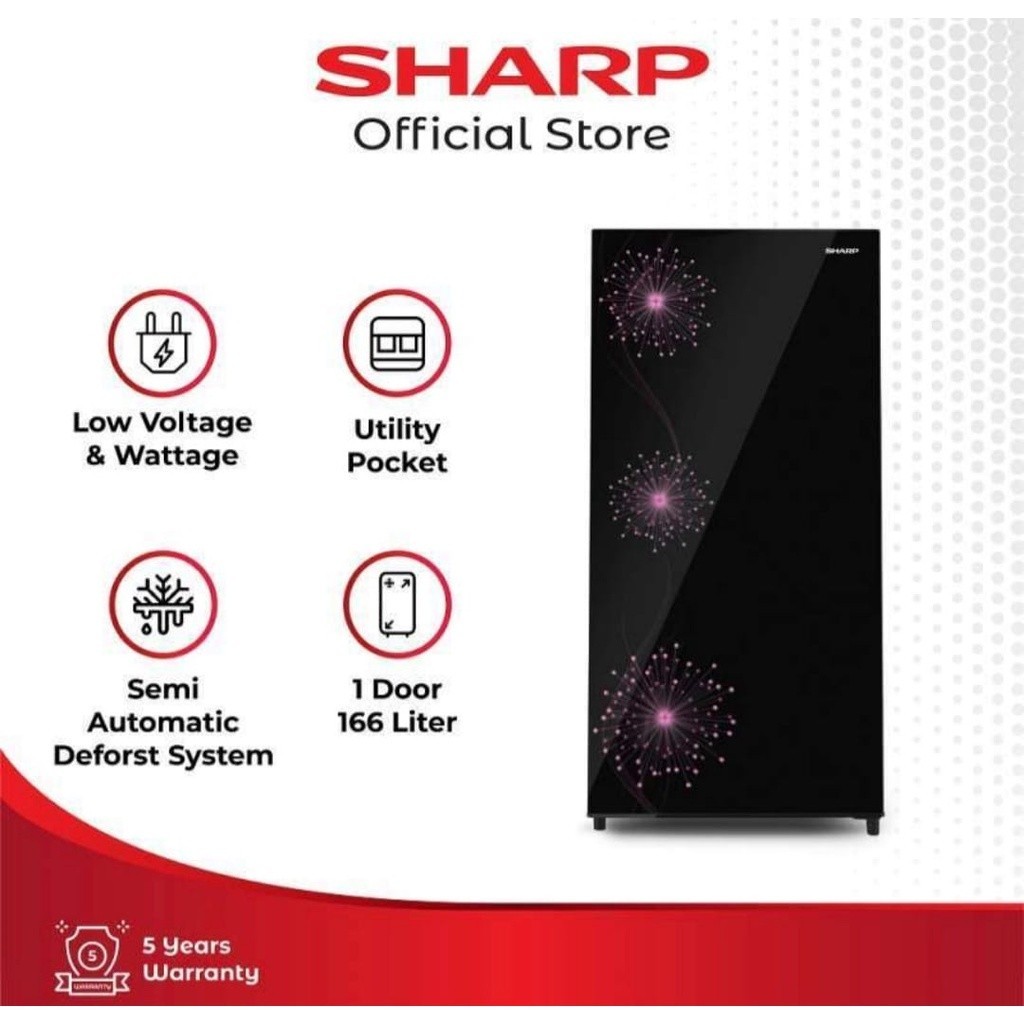 Jual Kulkas Sharp SJ-187 MG (1 Pintu) | Shopee Indonesia