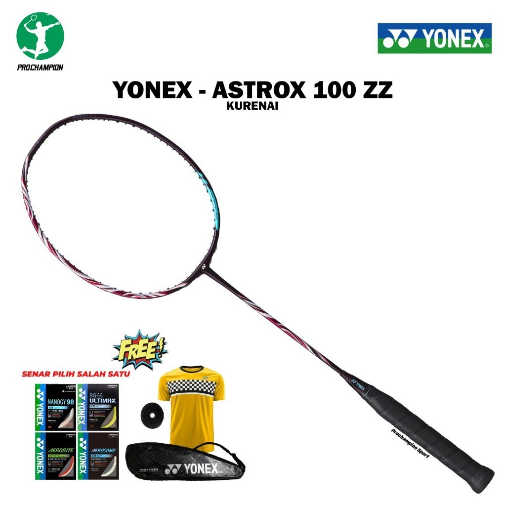 Jual Yonex Astrox 100Zz 100 Zz Kurenai Raket Badminton Original | Shopee Indonesia