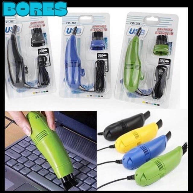 Jual BORES Vacuum Cleaner USB Portable Laptop Keyboard PC Meja Desktop ...