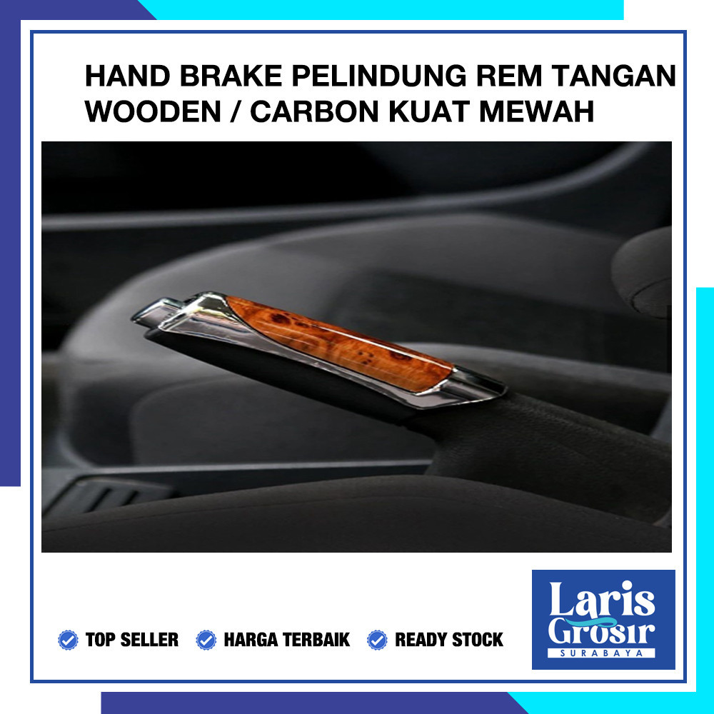 Jual Cover Pentup Rem Tangan Mobil Hand Brake Premium Carbon Wooden RJM ...