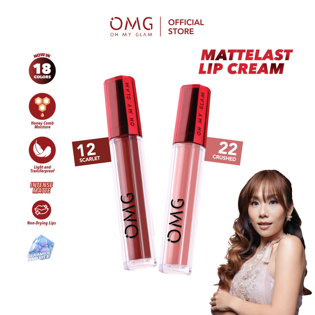 Jual [CHERLY JUNO OMBRE LIPS] PAKET OMG OMBRE MATTELAST LIP CREAM 2.9 G - LIP CREAM MATTE DENGAN ...