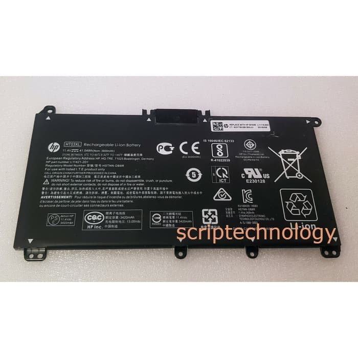Jual Baterai HP 14-CE0014TU 14-CE0000 HT03XL 15-CS HT03 HT03XL - ht03xl ...