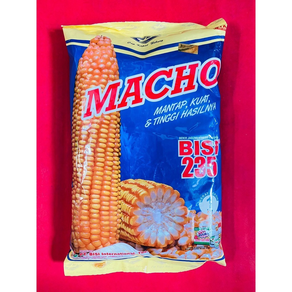Jual Benih jagung BISI 235 MACHO batang kokoh isi 1kg dr CAP KAPAL ...